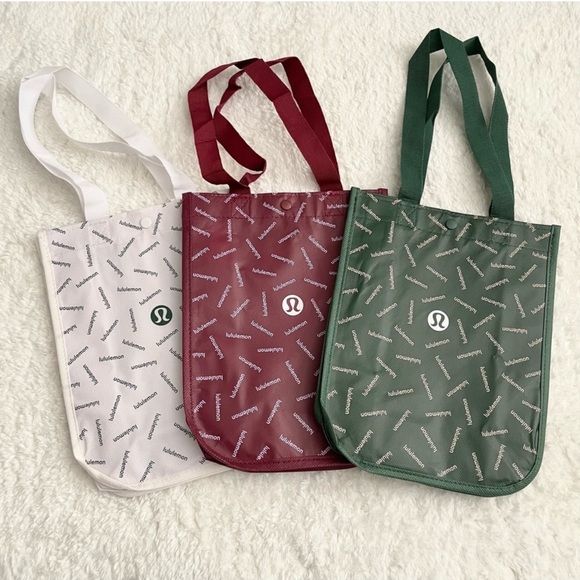 lululemon athletica | Bags | Set Of Three Brand New Lululemon Small ...